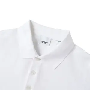 Burberry Polo Shirt With Lapel Short Sleeve