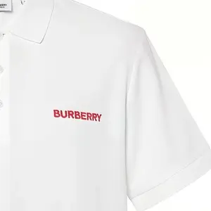 Burberry Polo Shirt With Lapel Short Sleeve