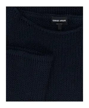 Giorgio Armani Boat Neck Long-sleeved Jumper