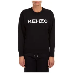 Kenzo Logo Print Sweatshirt - Black