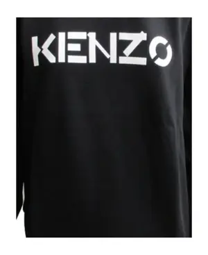 Kenzo Logo Print Sweatshirt - Black