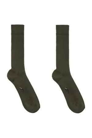 Dsquared2 Ribbed Knit Socks - Black