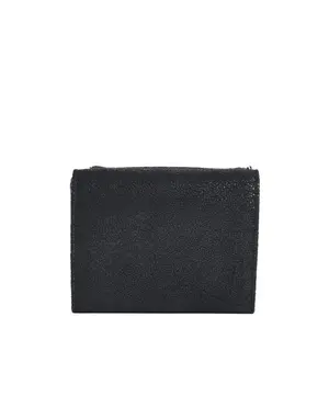 Stella McCartney Falabella Tri-fold Wallet - Black