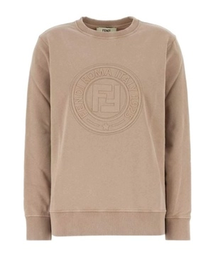 Fendi Long-sleeved Crewneck Sweatshirt With Ff Logo - No