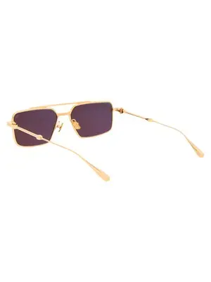 Valentino Garavani Rectangular Sunglasses With Studded Legs