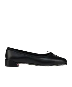 CHRISTIAN LOUBOUTIN Embellished Round-toe Flat