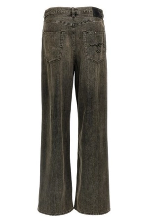 R13 Logo Patch Damon Jeans - Black