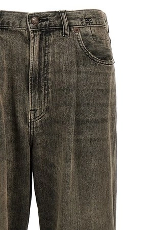 R13 Logo Patch Damon Jeans - Black
