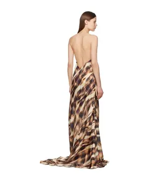 Y/project Abstract Plaid" Printed Maxi Dress