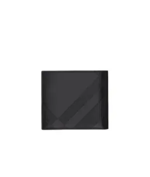 Burberry Check Embossed Bi-fold Wallet