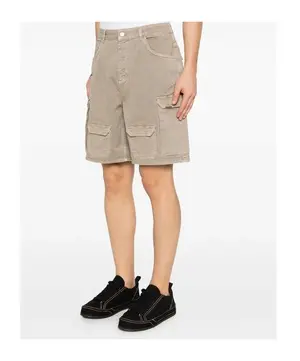 REPRESENT Zip-pocket Cargo Shorts - Beige