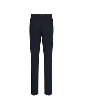 Giorgio Armani Tailored Straight Leg Trousers - Black