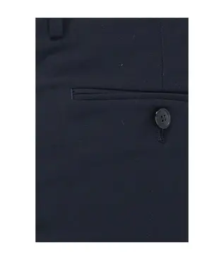 Giorgio Armani Tailored Straight Leg Trousers - Black