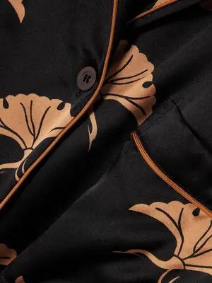 Dries Van Noten Printed Long-sleeved Midi Dress
