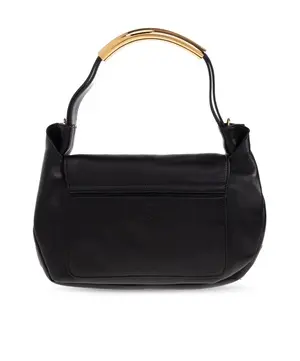 Moschino Handle-detail Crossbody Bag - Black