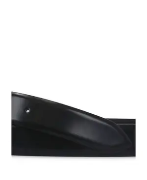 ORTIGNI Leather Belt - Black