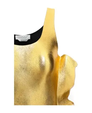 Gabriela Hearst Sleeveless Vest With Asymmetrical Hem And Side Zippers