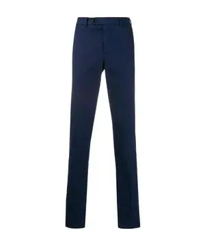 Brunello Cucinelli Mid-rise Tapered-leg Chinos - Navy Blue
