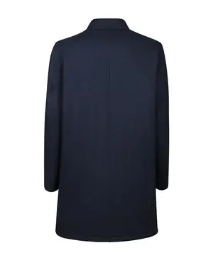 Herno Single-breasted Straight Hem Coat