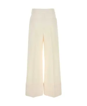 Valentino Garavani Pleated Detailed Wide-leg Pants