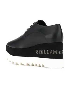 Stella McCartney Elyse Platform Lace-up Shoes - Black