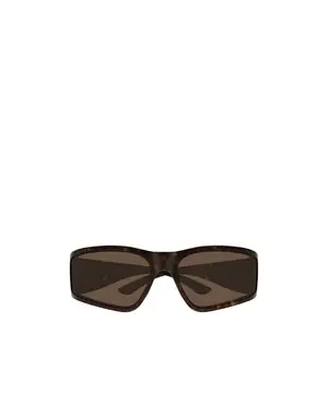 Balenciaga Shield Frame Sunglasses - Black