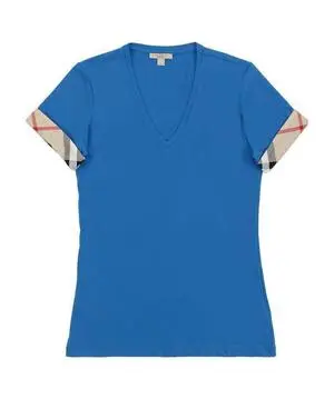 Burberry V Neck T-shirts For Women