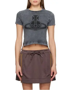 VIVIENNE WESTWOOD Orb Printed Crewneck T-shirt