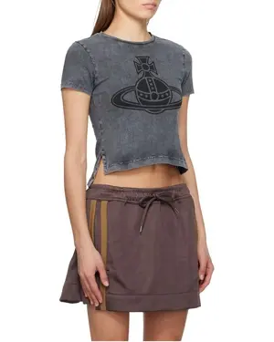 VIVIENNE WESTWOOD Orb Printed Crewneck T-shirt