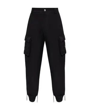 Gcds Cargo Trousers With Button Detailing