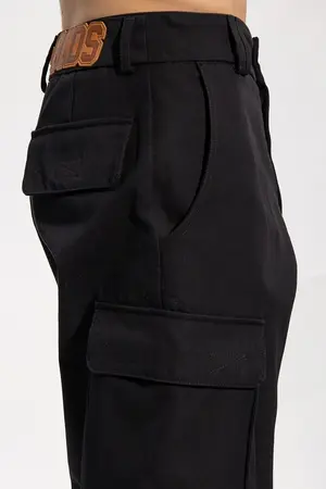 Gcds Cargo Trousers With Button Detailing