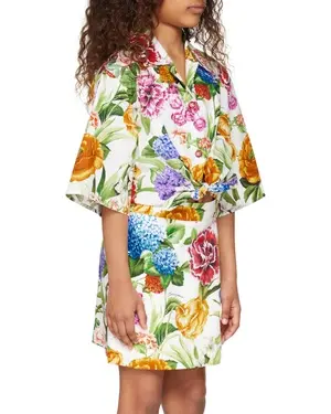 Dolce & Gabbana Floral Print Cropped Shirt - Multicolor