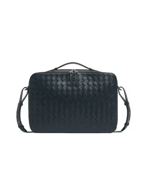 Bottega Veneta Getaway Slim Briefcase - Shadow