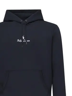 Polo Ralph Lauren Double-knit Logo Hoodie - Black