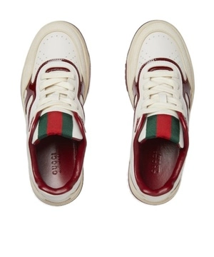 Gucci Panelled Low-top Sneakers - White