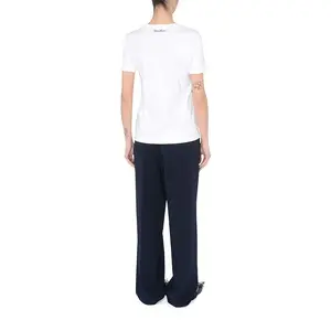 Max Mara Embroidered Floral Crewneck T-shirt