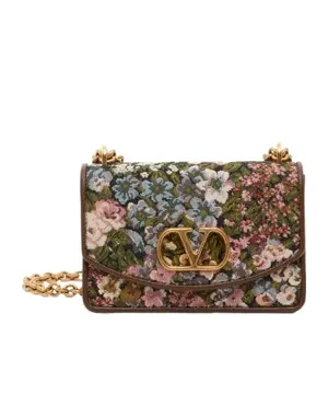 Valentino Garavani Vain Floral Patterned Small Shoulder Bag