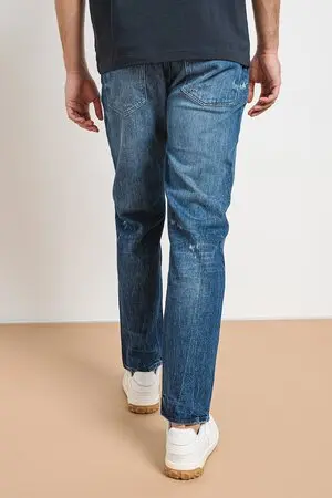 Hugo Boss Boss Distressed Straight-leg Jeans