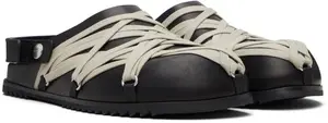 Rick Owens Cross-strap Slip-on Sandals - Black