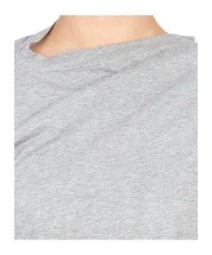 VIVIENNE WESTWOOD Asymmetrical Short-sleeved T-shirt - Mixed Gray