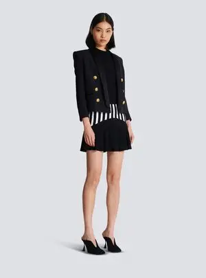 Balmain Double-breasted Jacket With Satin Lapels