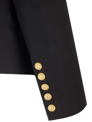 Balmain Double-breasted Jacket With Satin Lapels