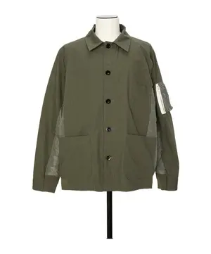 Sacai Oxford Jacket - Khaki
