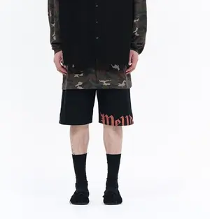 We11Done Bermuda Shorts With Logo Detail