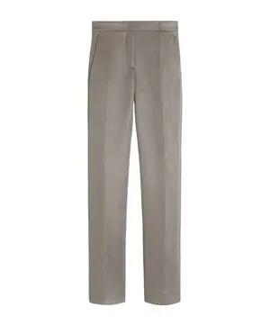Max Mara Mesh-textured Slim-fit Trousers