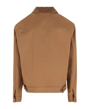 Gucci Long-sleeved Zip-up Jacket With Classic Collar