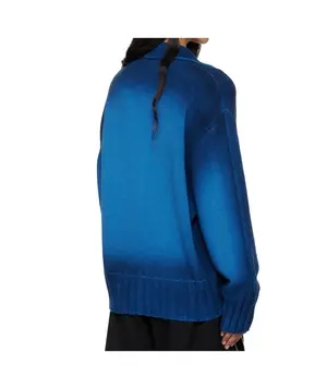 Attico Cerulean Gradient Cardigan