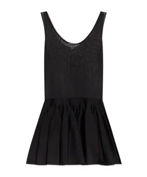 Alaïa Knitted Godet Dress