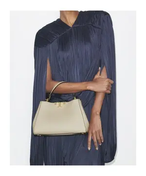 Tory Burch Eleanor Medium Tote Bag - Light Stone