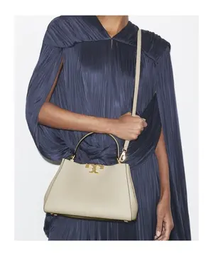 Tory Burch Eleanor Medium Tote Bag - Light Stone